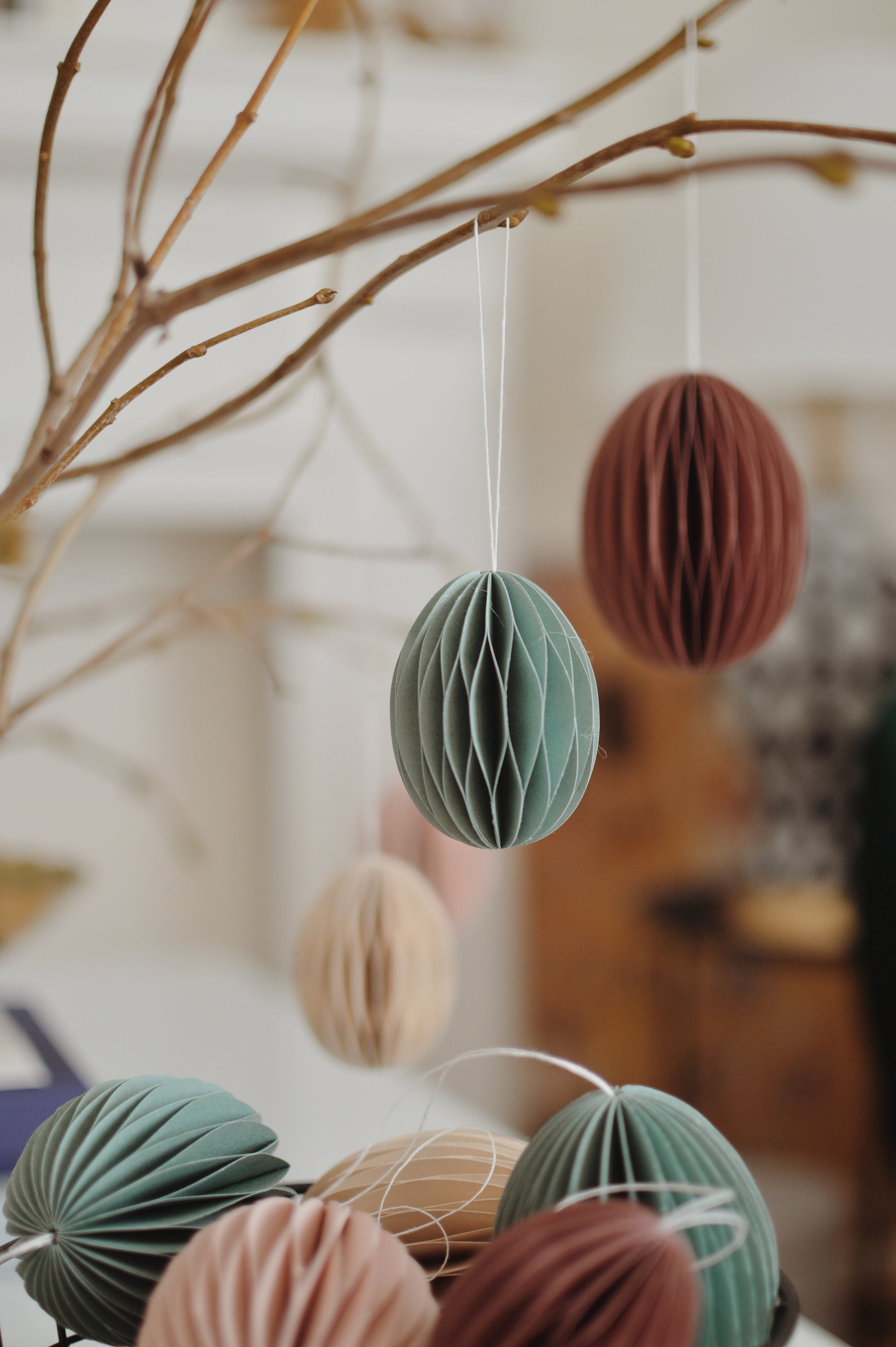Easter Decoration, Easter Egg, Paper Handmade Decoration, Paper Egg ...