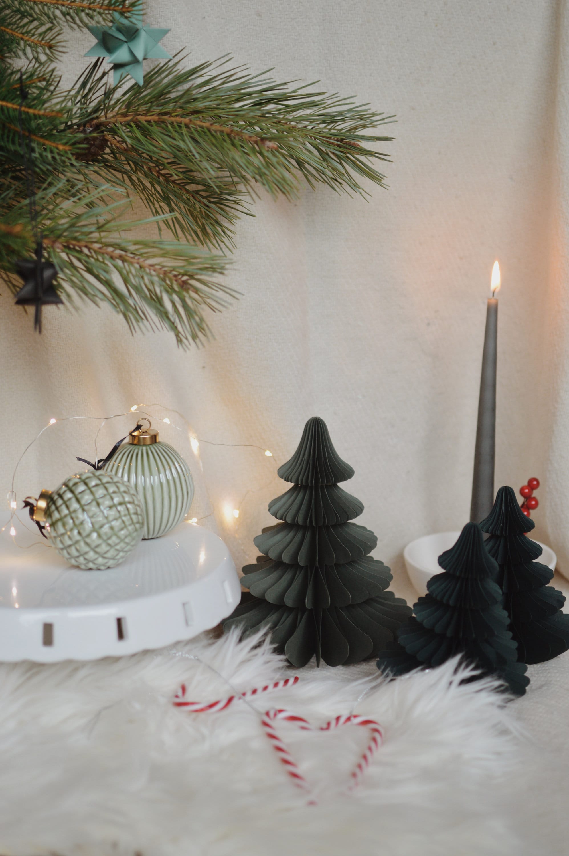 Paper Christmas Tree / Honeycomb Tree / Honeycomb Paper Decoration ...