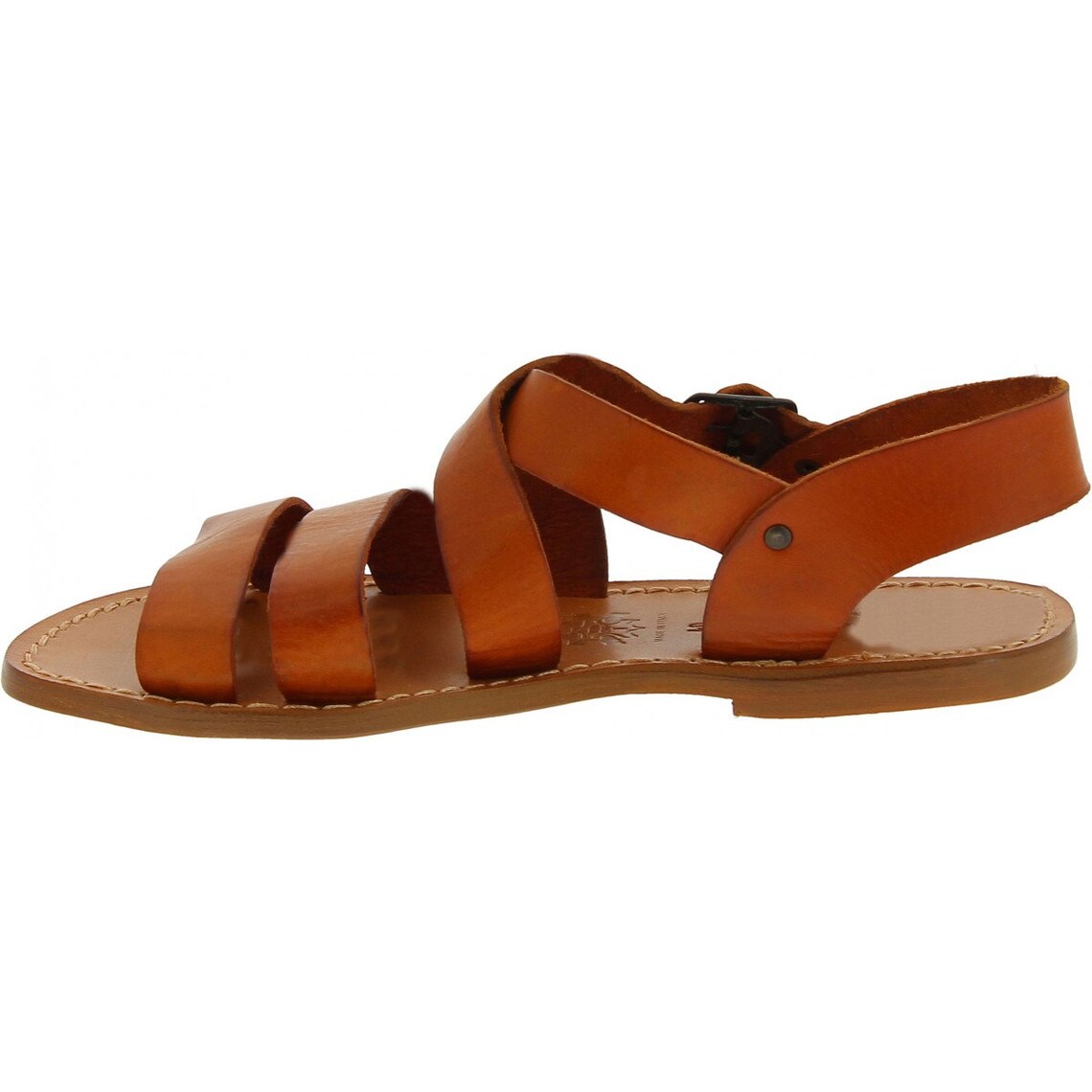 Genuine Tan Leather Women's Franciscan Sandals Handmade in Italy ...
