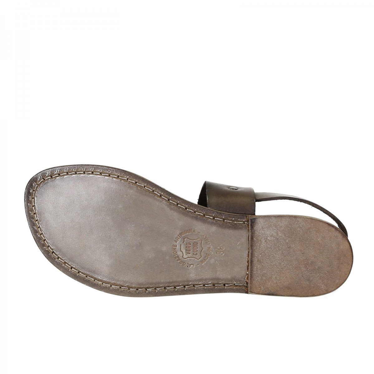Mud Color Leather Women's Franciscan Sandals Handmade in Italy ...