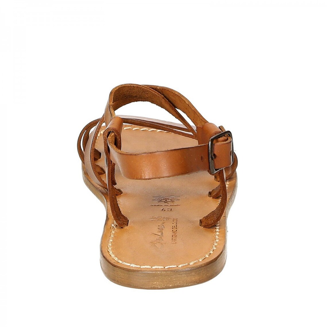 Handmade in Italy Franciscan Mens Sandals in Vintage Cuir Leather ...