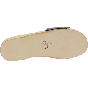 Handmade Wooden Clogs for Men With Black Leather Band the Italian Clog ...