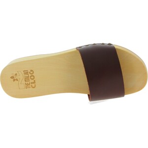 Handmade Men's Clogs With Dark Brown Leather Band the Italian Clog - Etsy