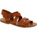 Genuine Tan Leather Women's Franciscan Sandals Handmade in Italy ...