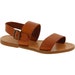 Tan Leather Women's Franciscan Sandals Handmade in Italy | Gianluca - L ...