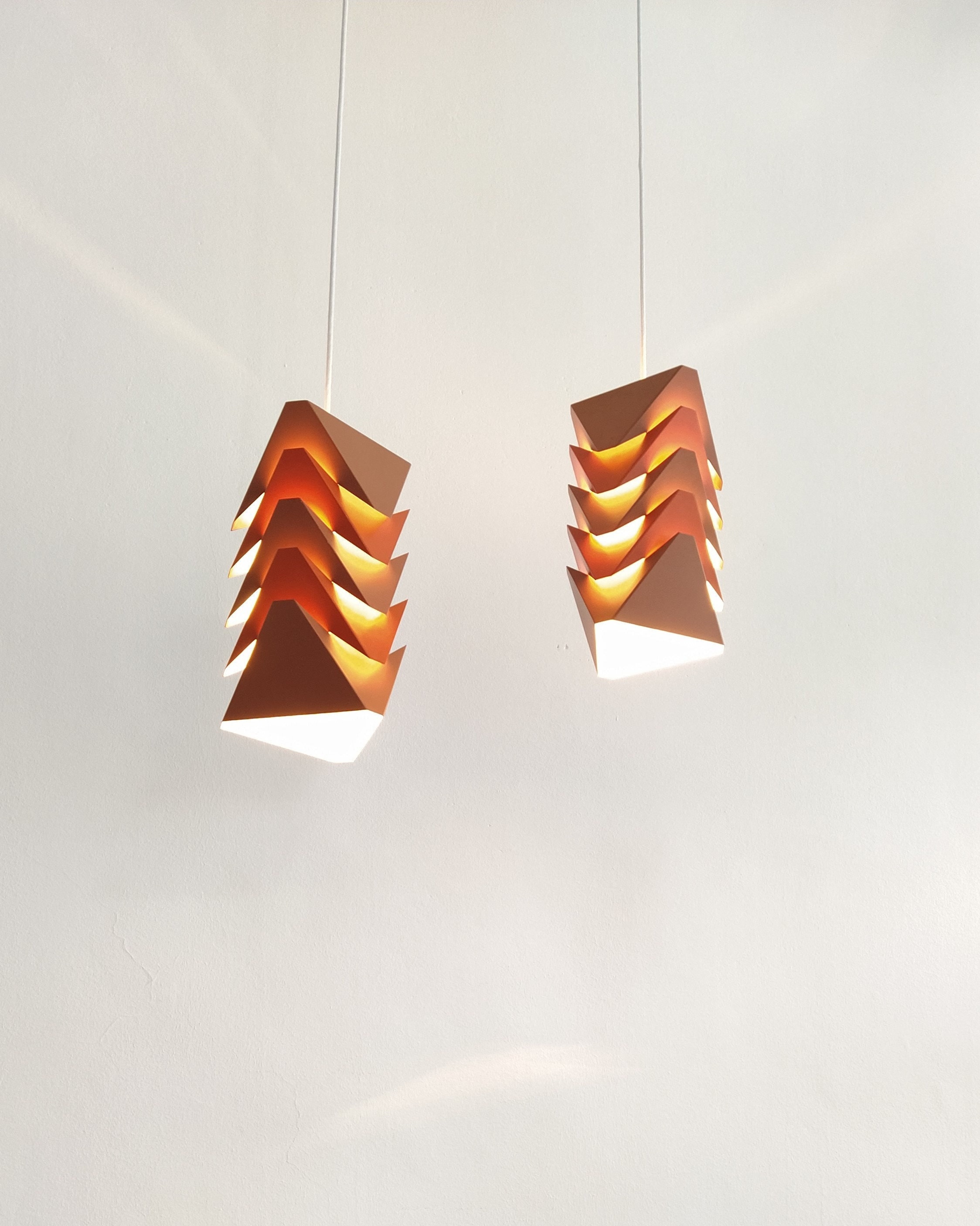 1 of 2 'ekko' Suspension Lights by Louis Weisdorf - Etsy