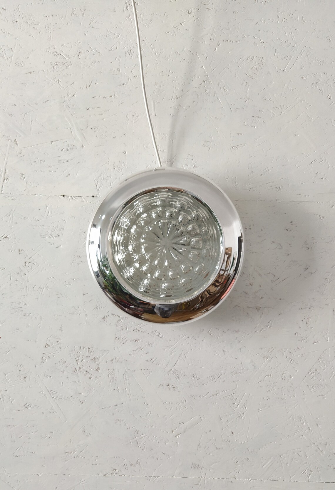 Rare Mid-century Modern Mirrored Bubble Glass Wall Light - Etsy