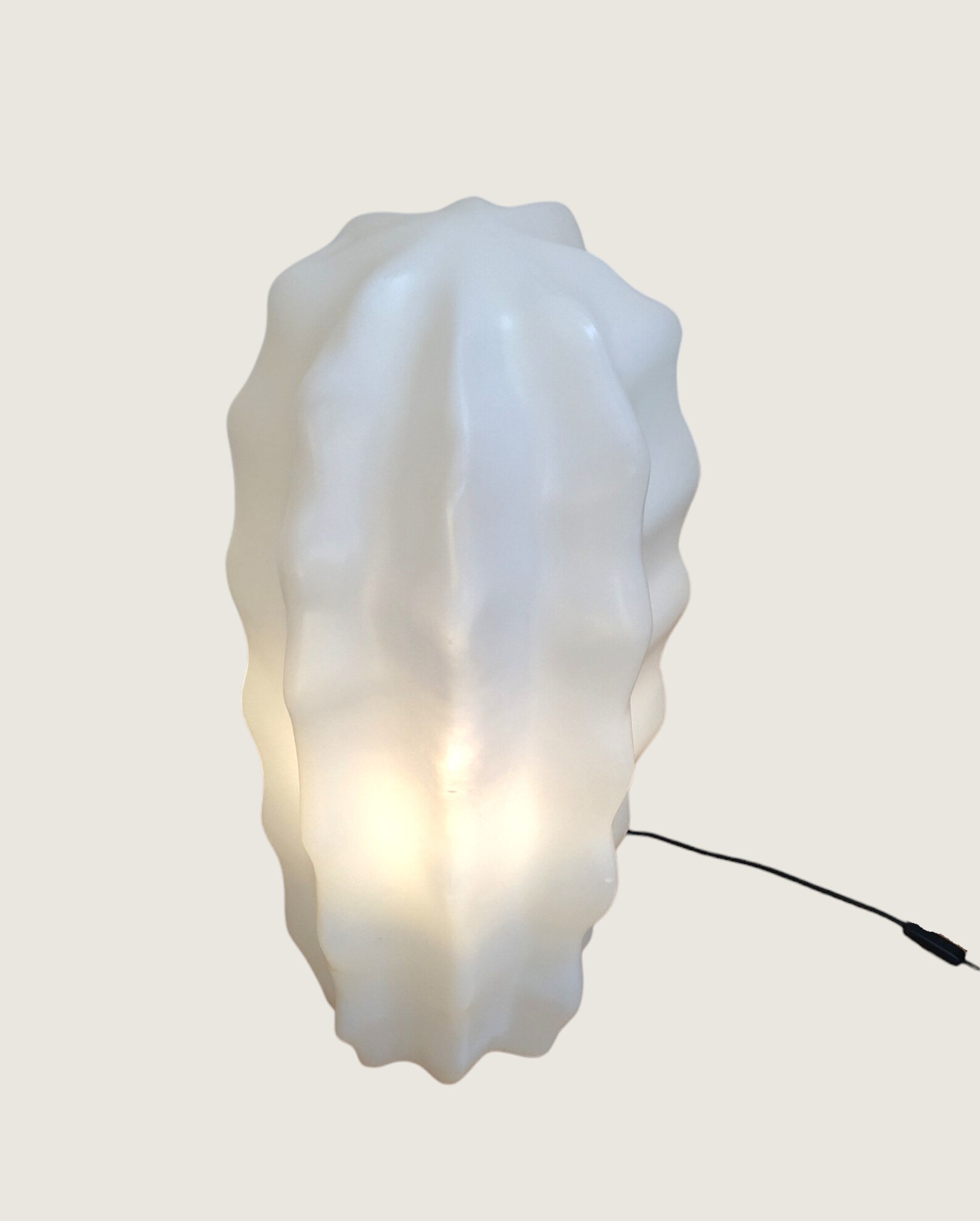 Large 'sucu' Cactus Floor Lamp, White 76cm Version, Prod. by Elmar ...