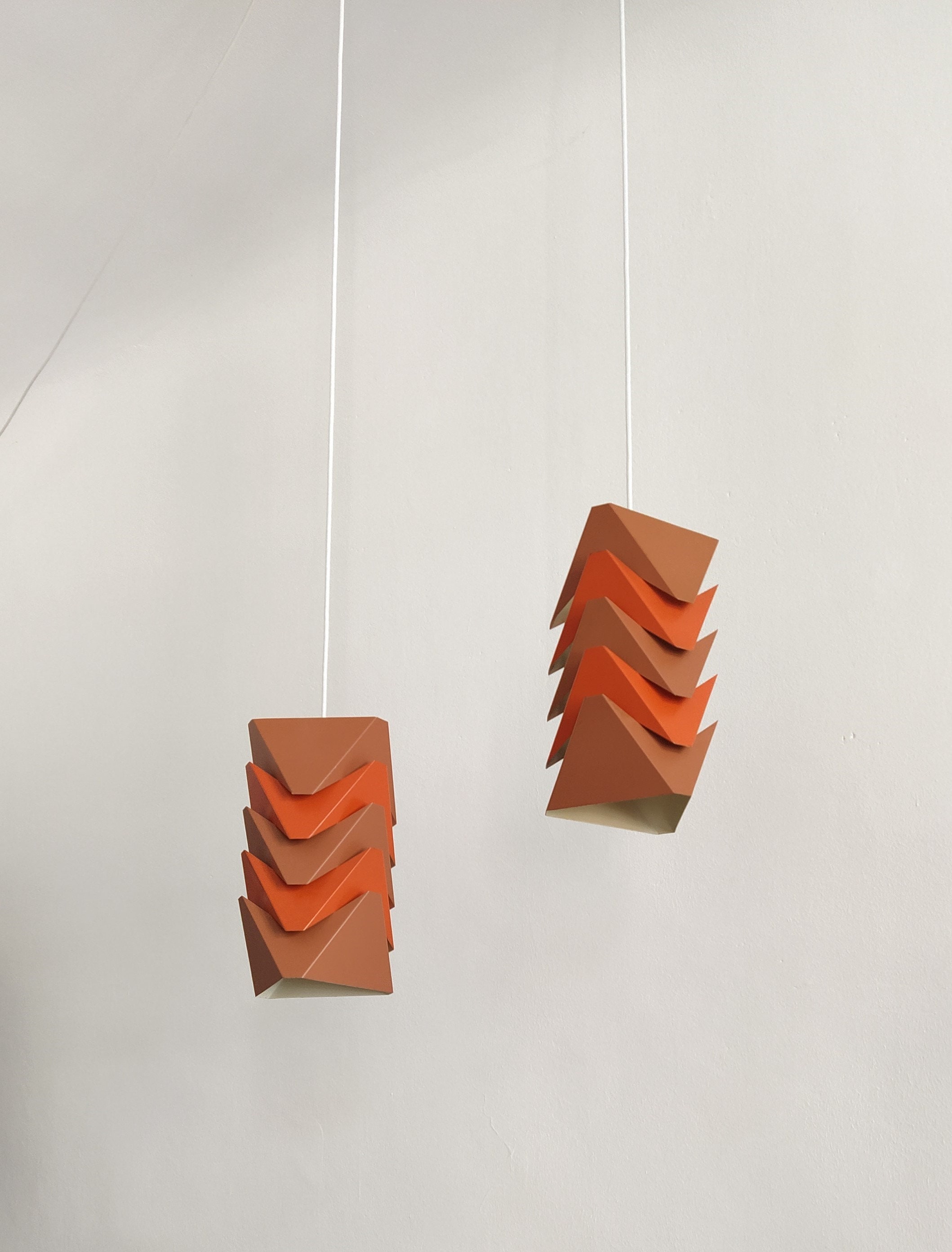 1 of 2 'ekko' Suspension Lights by Louis Weisdorf - Etsy