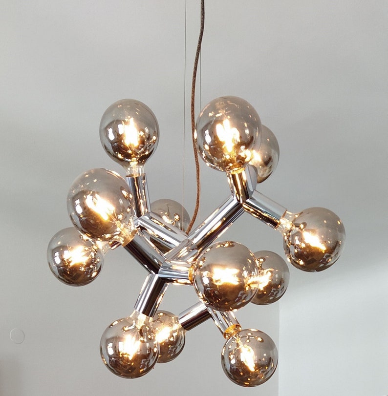 Rare 'atomic 12 HL' Molecule Suspension Light Prod. - Etsy