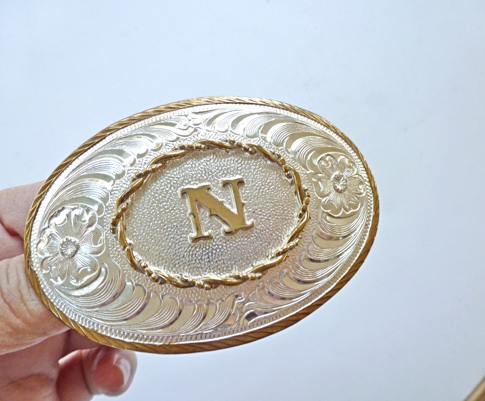 Vintage Silver Plate Buckle Award Design Medals n - Etsy