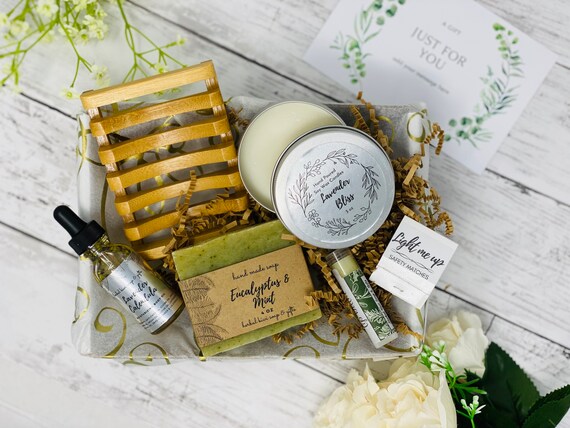 Self Care Kit Natural Handmade Spa Gift Relaxation | Etsy