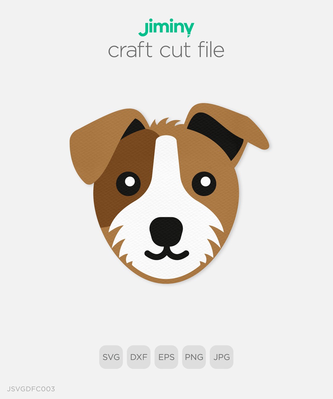 Jack Russell Face SVG, SVG Files for Cricut, Cricut SVG, Cricut Maker ...