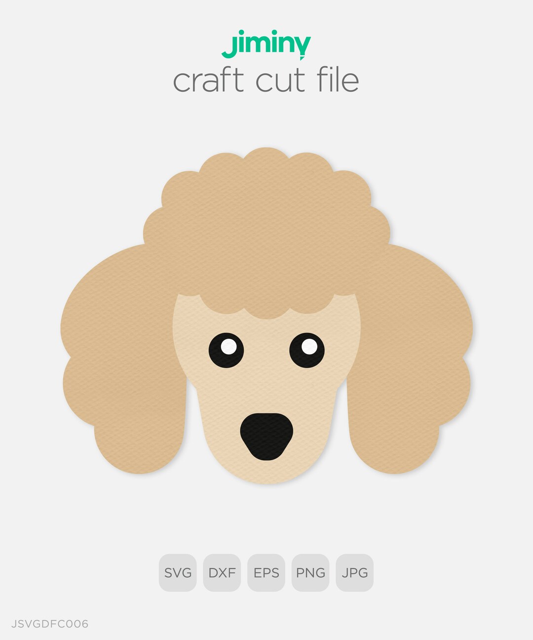 Poodle Face SVG, SVG Files for Cricut, Cricut SVG, Cricut Maker, Cricut ...