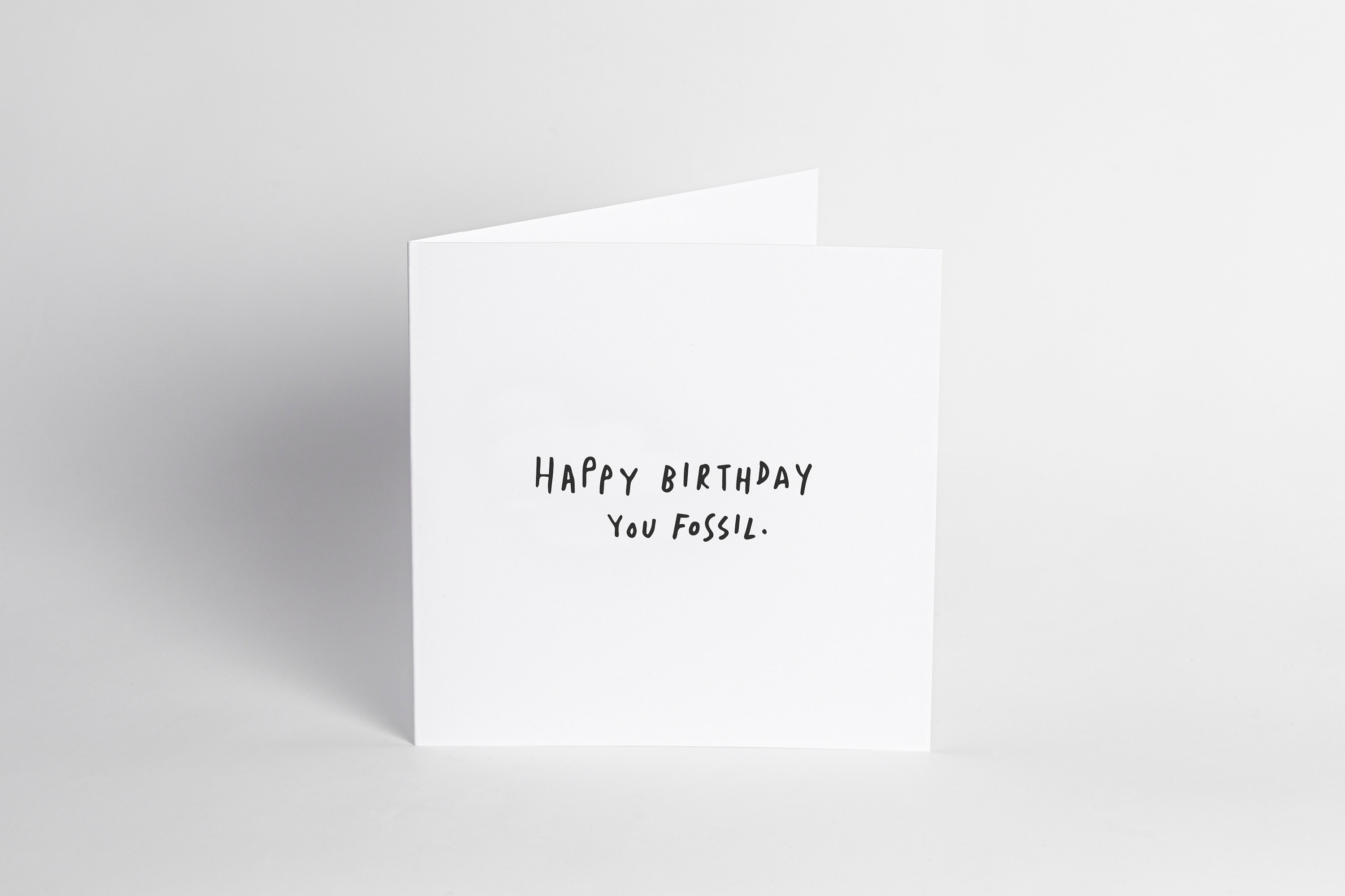 Frank Birthday Card Handwritten Fossil - Etsy