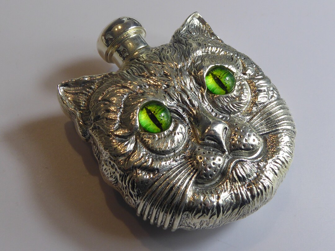 Cute Cat Face Perfume Scent Bottle. - Etsy