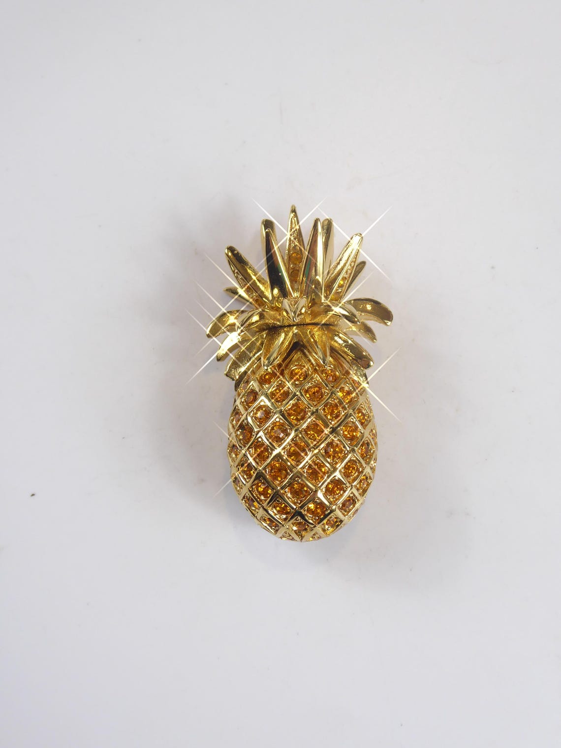 Vintage Pineapple Brooch Signed D'orlan - Etsy
