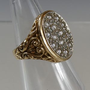 Heavy 9ct Solid Gold Gents Ring - Etsy