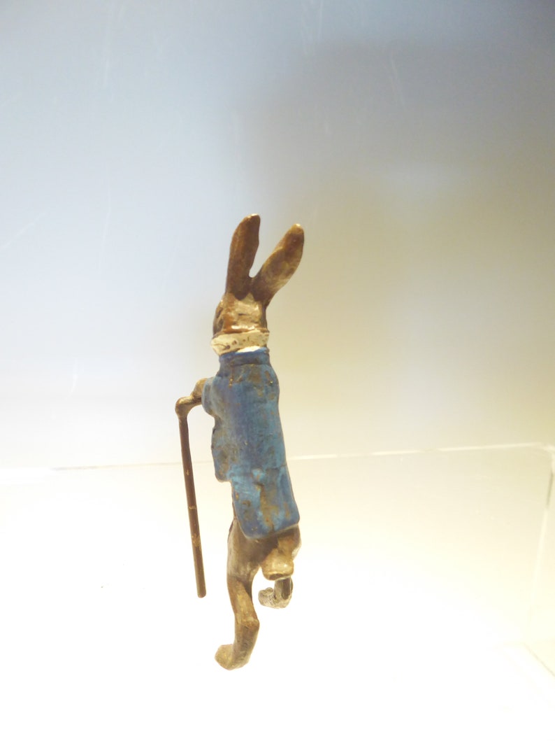 Cute Miniature Cold Painted Bronze Peter Rabbit - Etsy