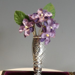 Fine Victorian Style Tussie Mussie Posy Holder Brooch - Etsy