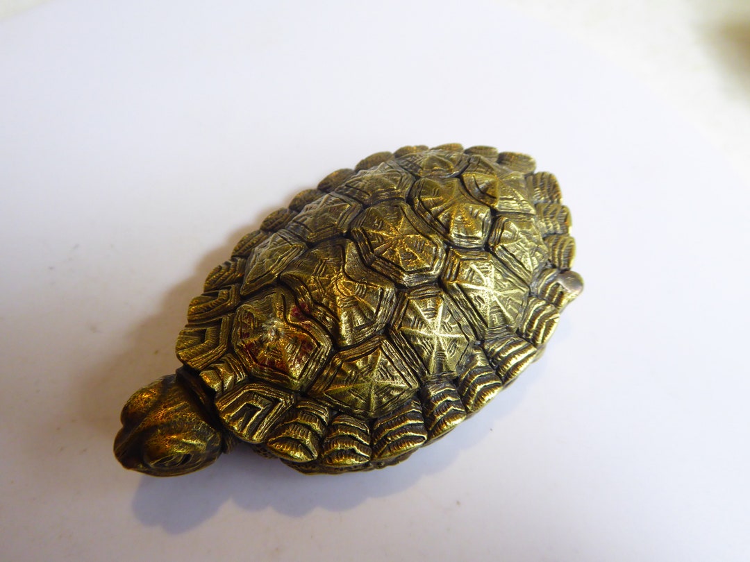 Novelty Brass Vesta Case in Form of a Tortoise - Etsy