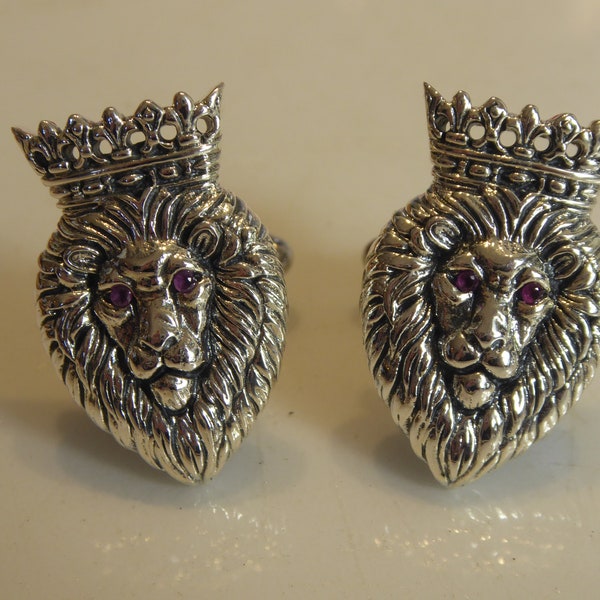 Gold Lion Cufflinks - Etsy
