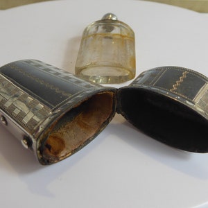 Fine Antique Silver Perfume Case and Bottle Dated 1908 - Etsy