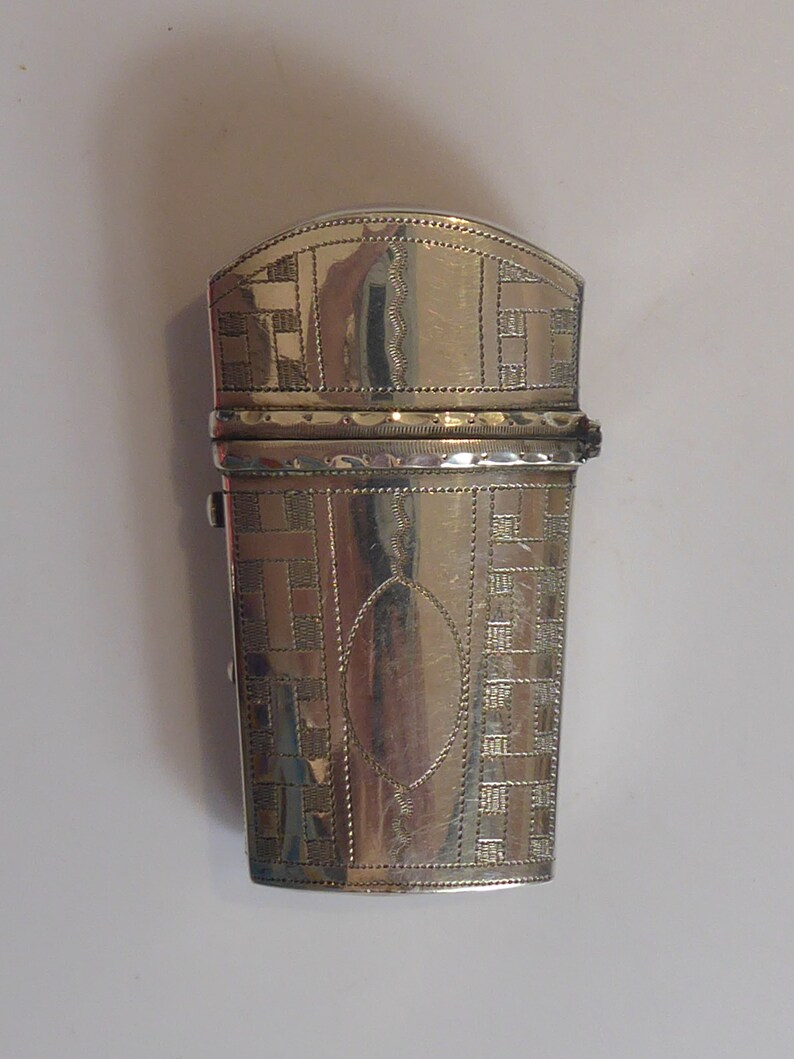 Fine Antique Silver Perfume Case and Bottle Dated 1908 - Etsy