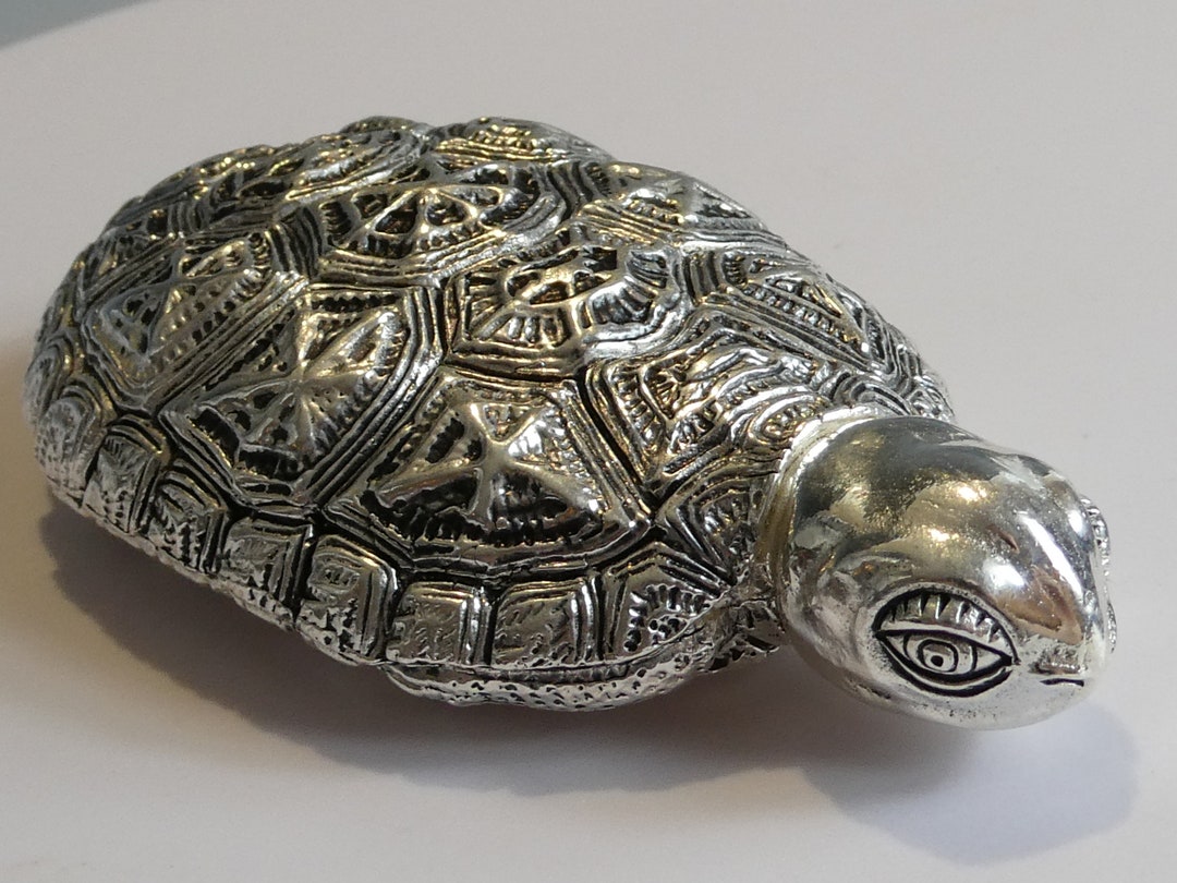 Cute Novelty Silver Plated Tortoise Shaped Perfume Bottle - Etsy