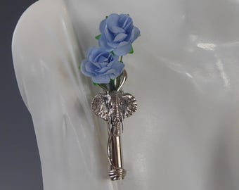 Antique Victorian Tussie Mussie or Posy Holder, Silver Plated With the ...