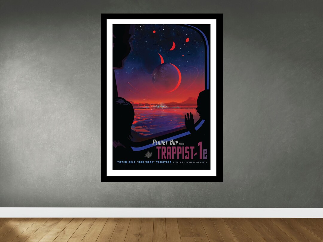 Trappist-1e - NASA/JPL Poster, Wall Decor, Space Theme Poster - Etsy