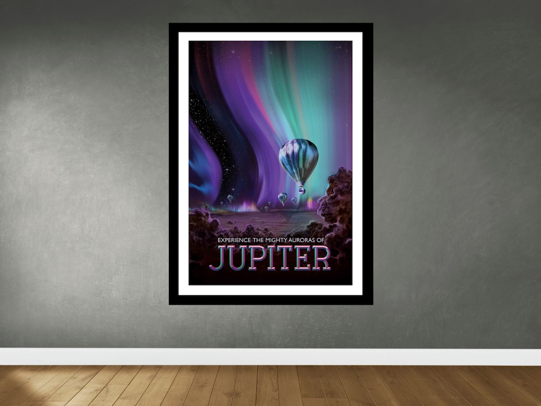 Jupiter, NASA/JPL Illustration Posters for Space Travels - Etsy