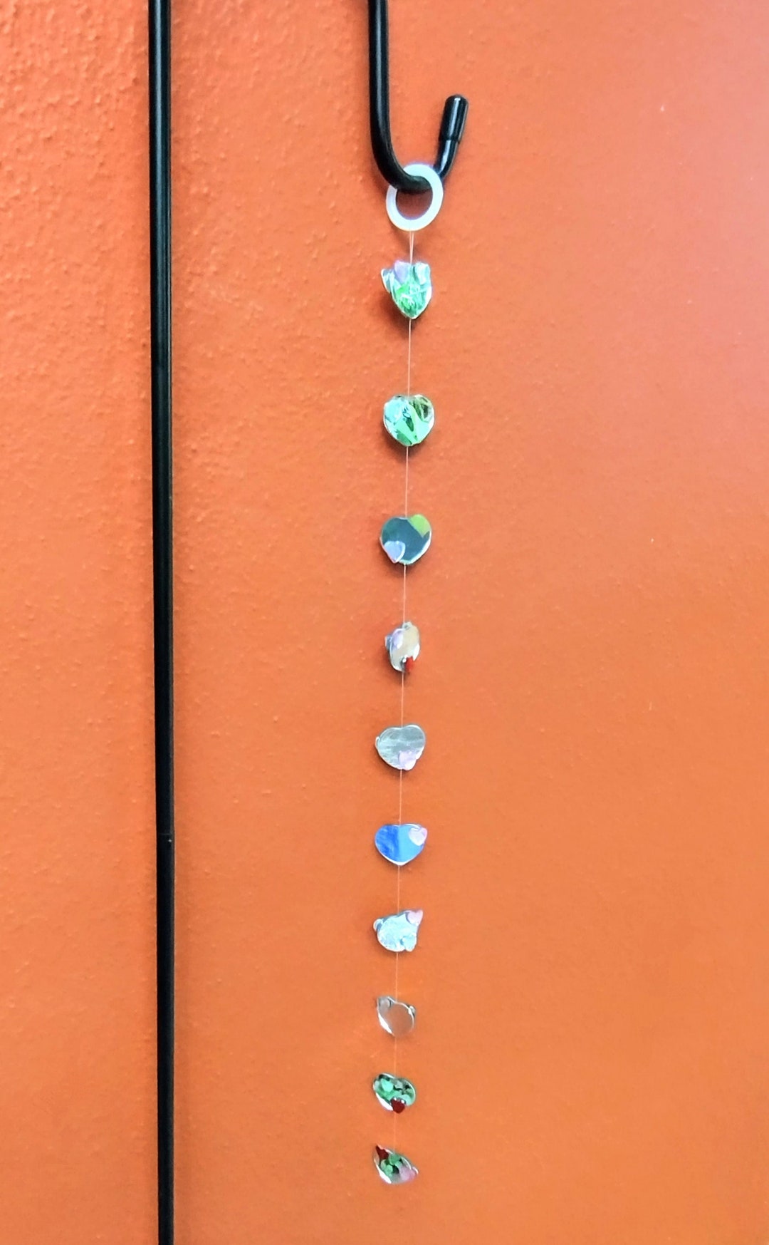 All Heart Mirrors With Multi Color Heart Accents Sun Catcher Garden ...