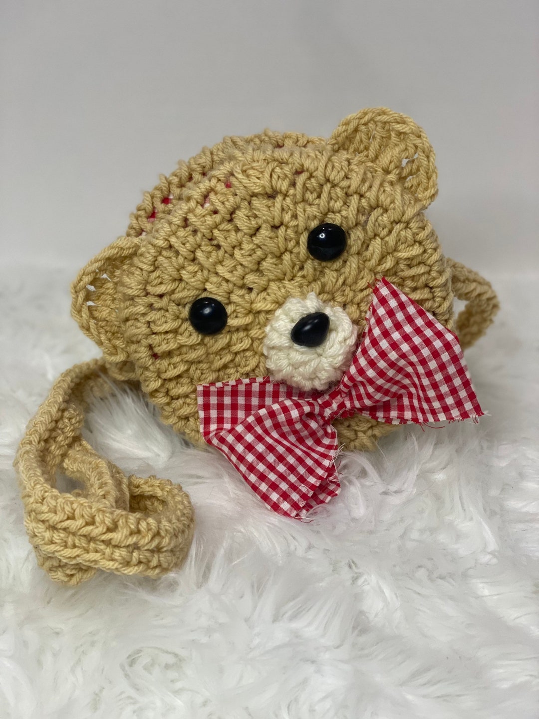 Crocheted Bear Purse - Etsy
