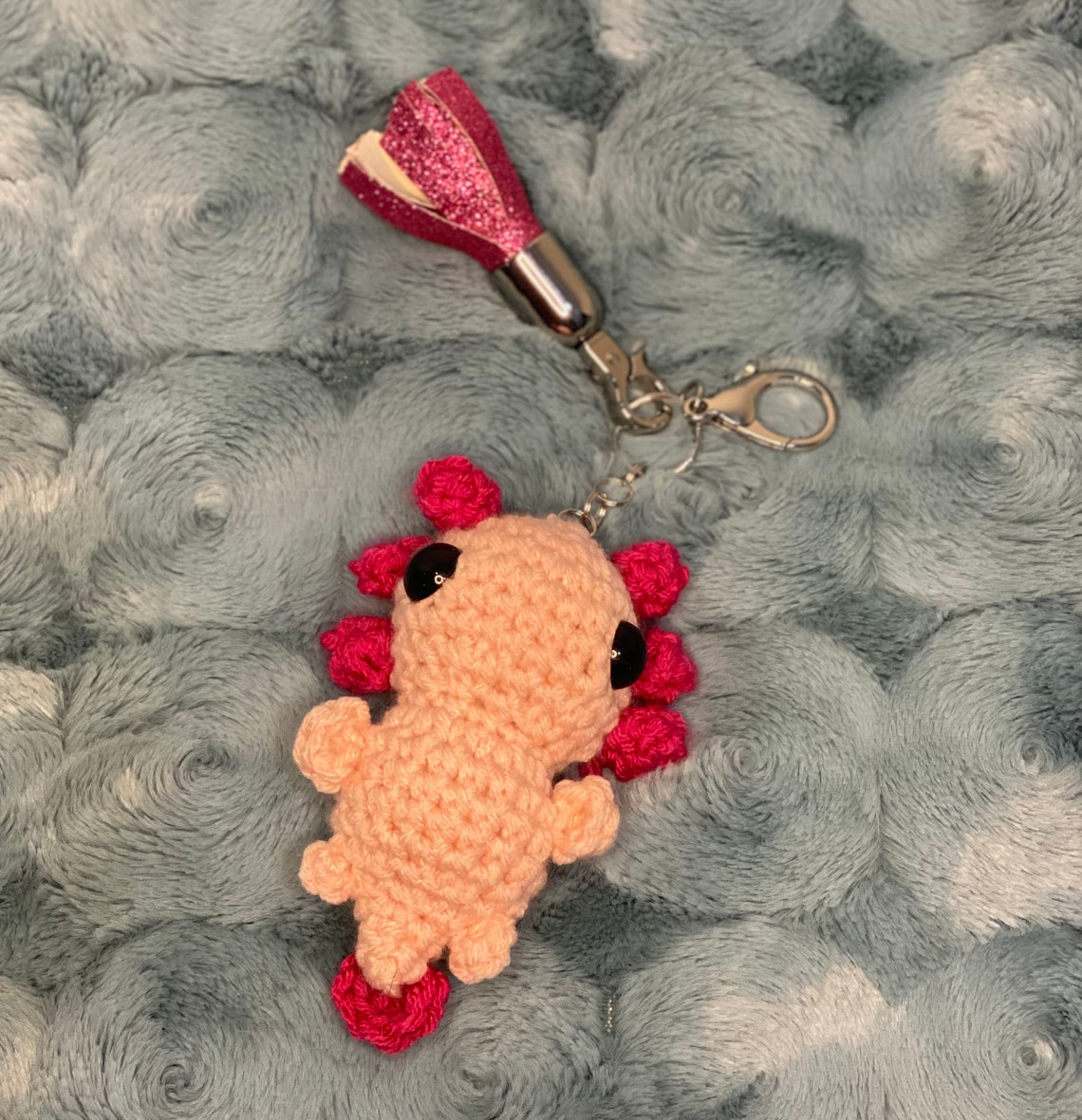Axolotl keychain | Etsy