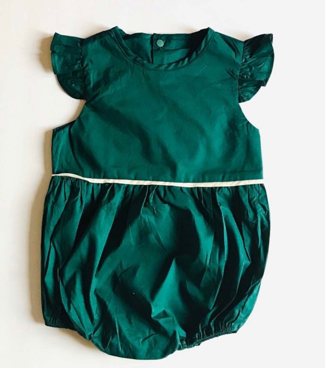Single Stripped Emerald Romper - Etsy