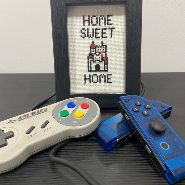 Mario Home Sweet Home Cross Stitch - Etsy