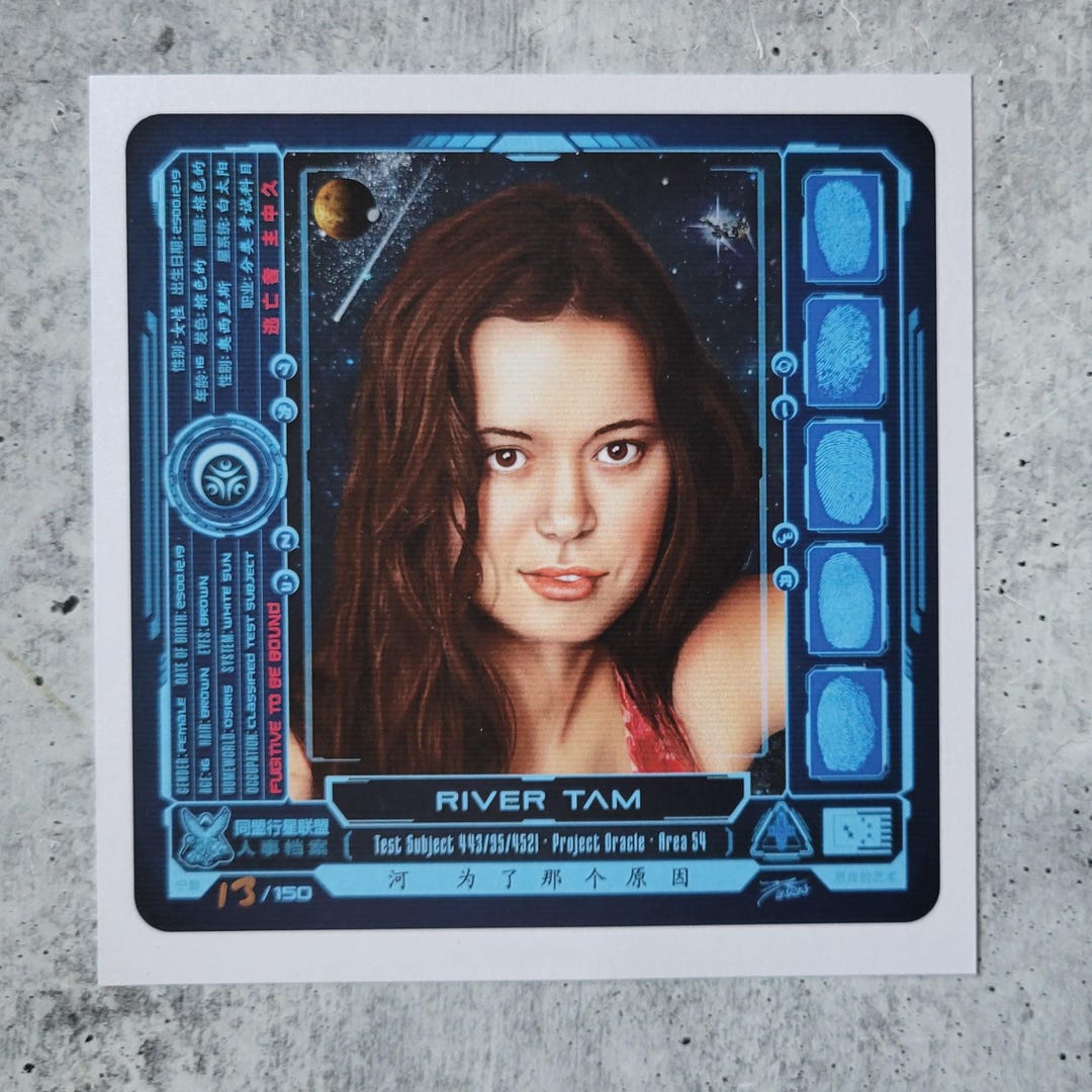 River Tam Portrait Print, Numbered Limited Edition, Collaboration With ...