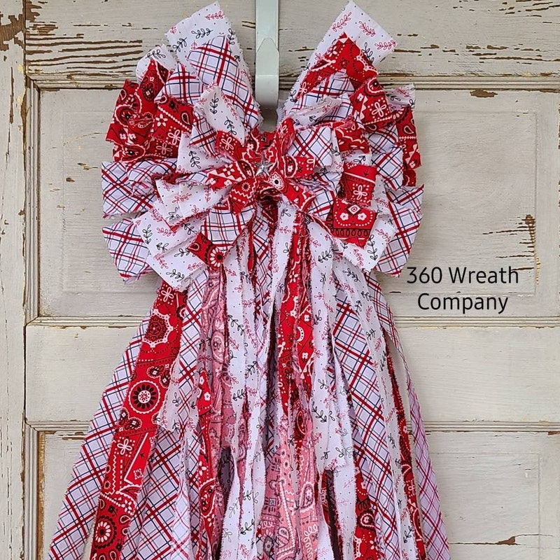 Rag Bow - Etsy