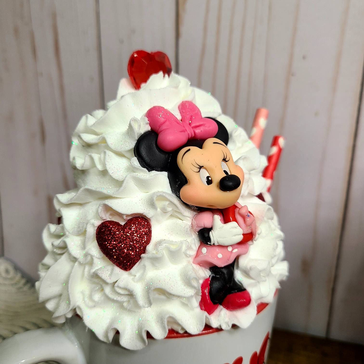 Fake Whipped Cream Mugs, Mouse Couple Decor, Valentine's Gift, Kitchen ...