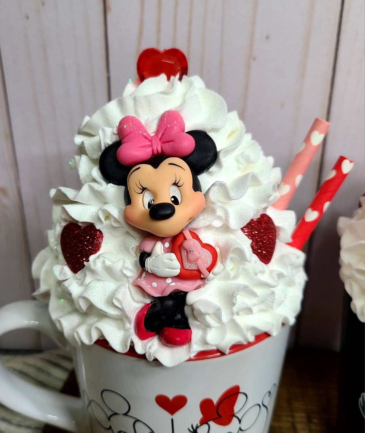 Fake Whipped Cream Mugs, Mouse Couple Decor, Valentine's Gift, Kitchen ...