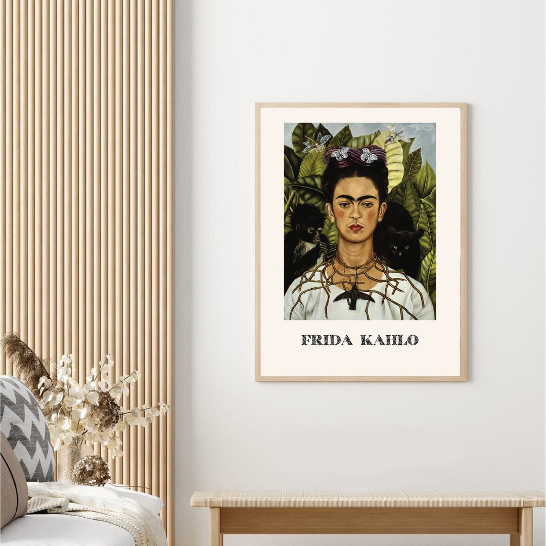 Frida Kahlo Art, Frida Kahlo Poster, Exhibition Poster, Mexican Art ...