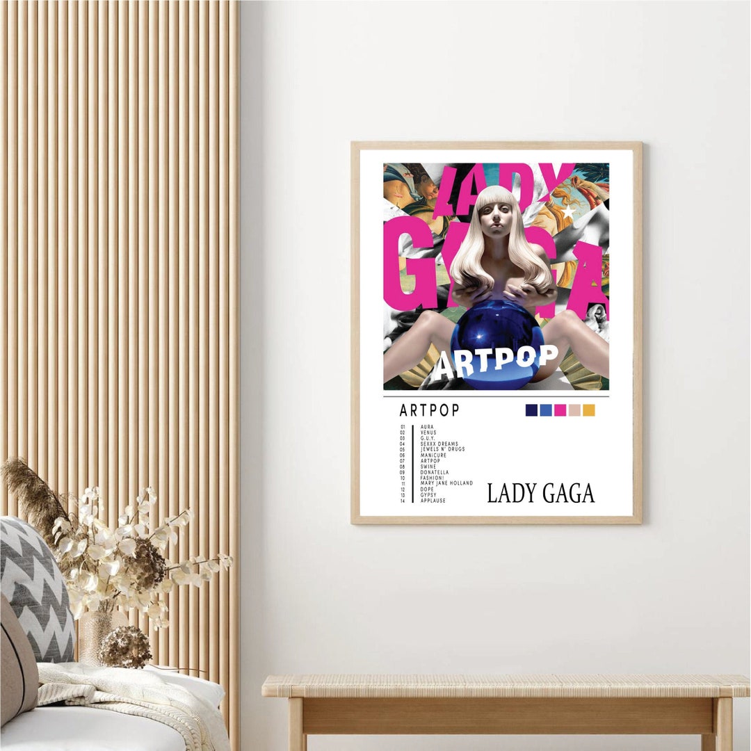Musician Posters Lady Gaga Artpop Album Poster Мodern Аrt Modern Wall ...