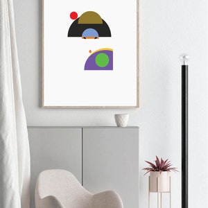 Ikko Tanaka Poster, Japanese Abstract Art Print (digital Print) - Etsy