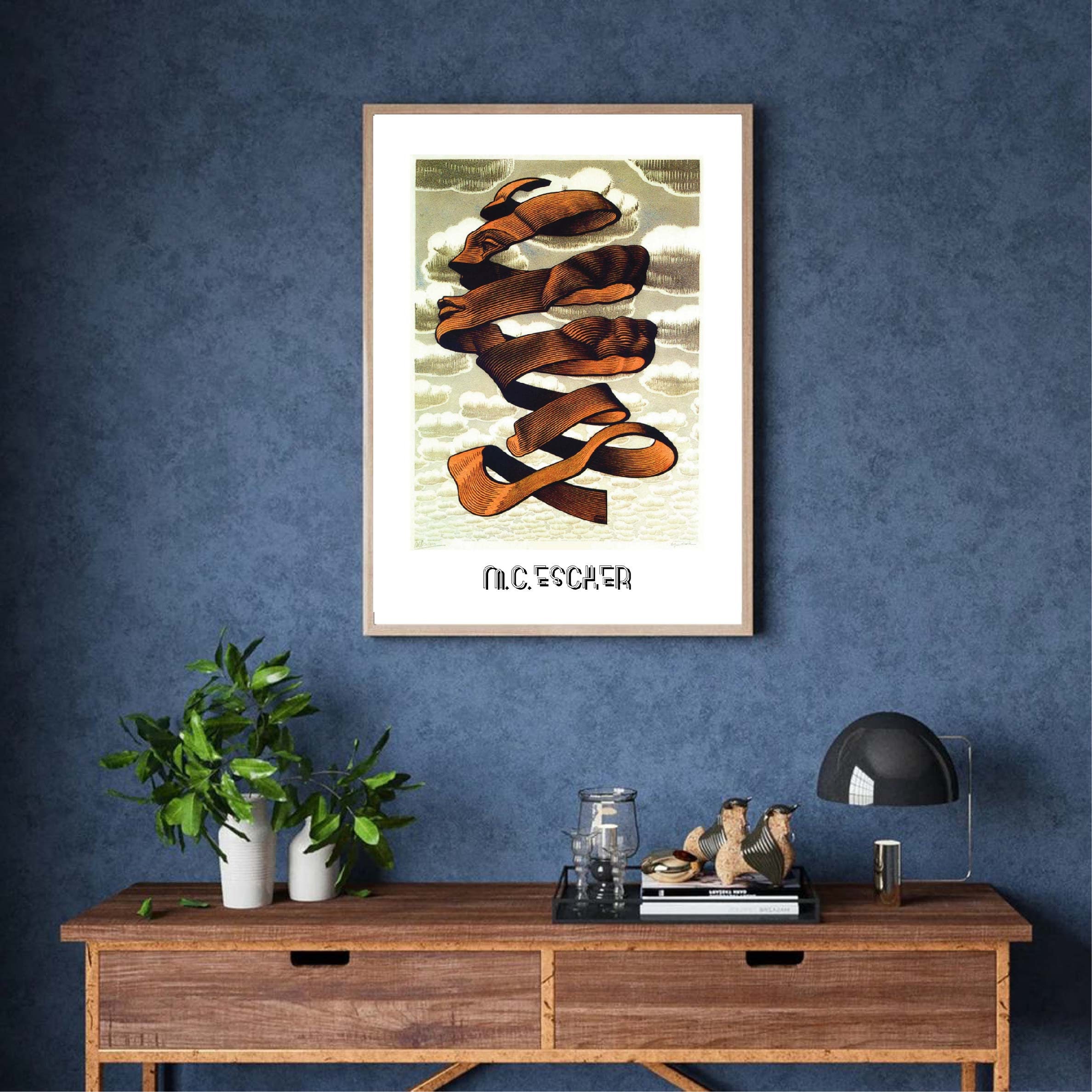 Exhibition Poster, M.C. Escher Print, Museum Poster Replica, Digital ...