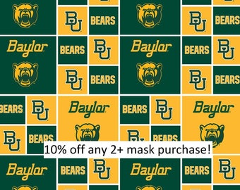 Large Baylor Mask - Etsy