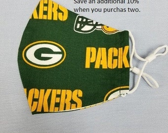 Packers Face Mask - Etsy