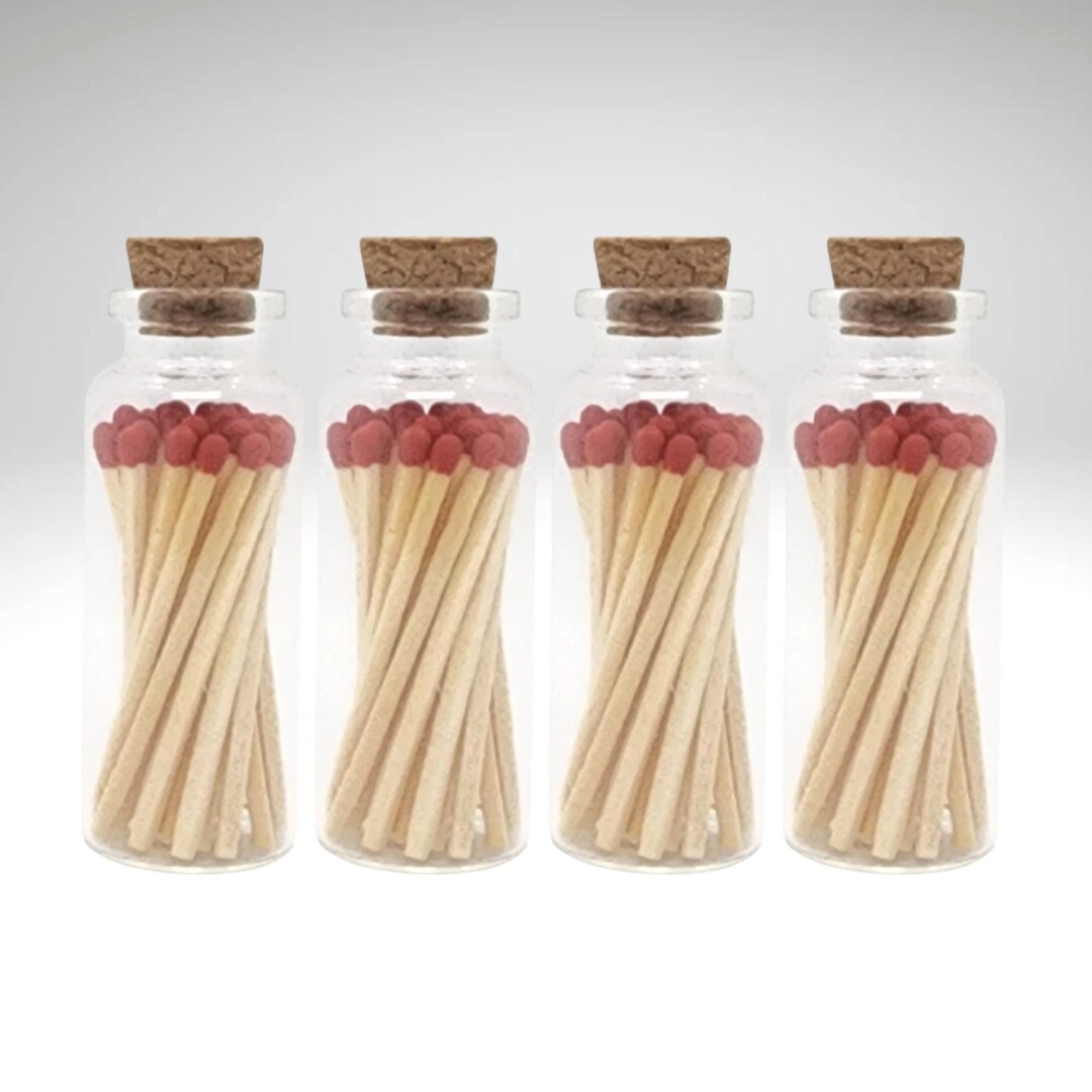 Red Matchsticks Holiday Party Favors Candle Matches 2 Matchsticks - Etsy