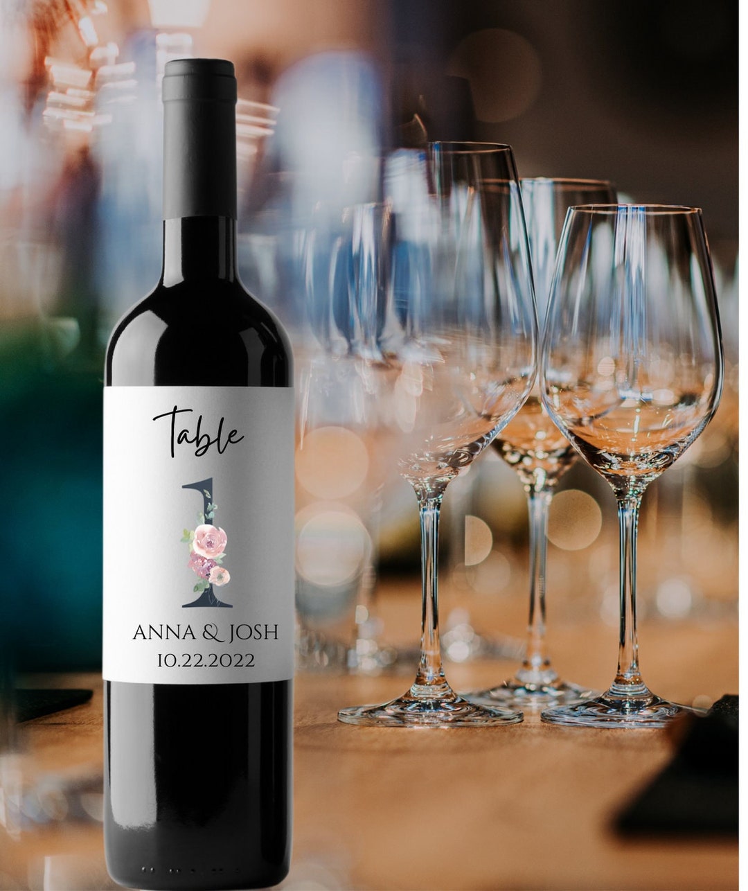 Wedding Table Labels Wedding Table Decor Party Reception Table Numbers ...