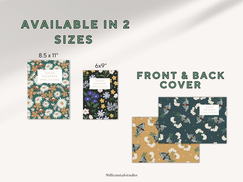 35 Editable Notebook Kdp Covers Template Planner And Journal Cover